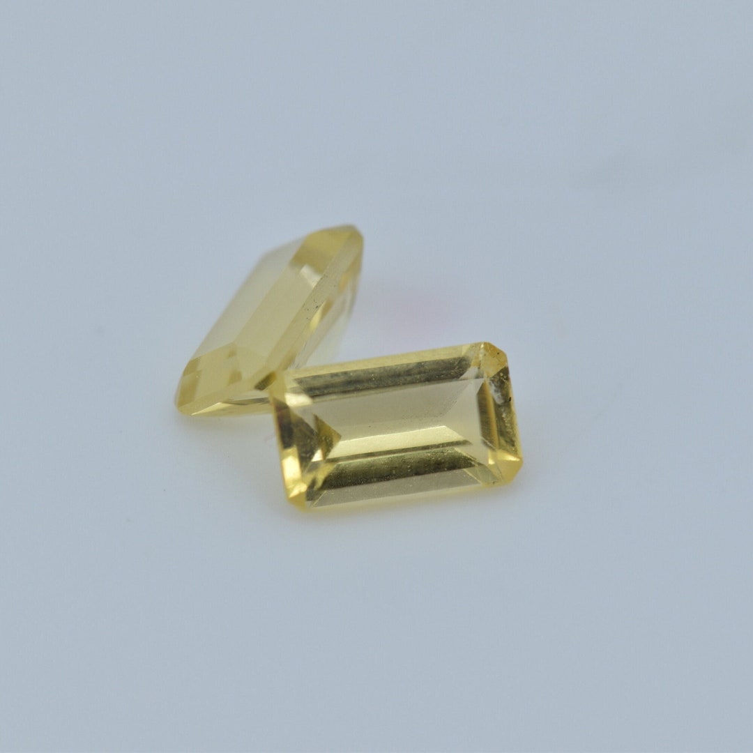 Natural Beryl PAIR 5x3mm Emerald Cut Loose Faceted Gemstone - Etsy
