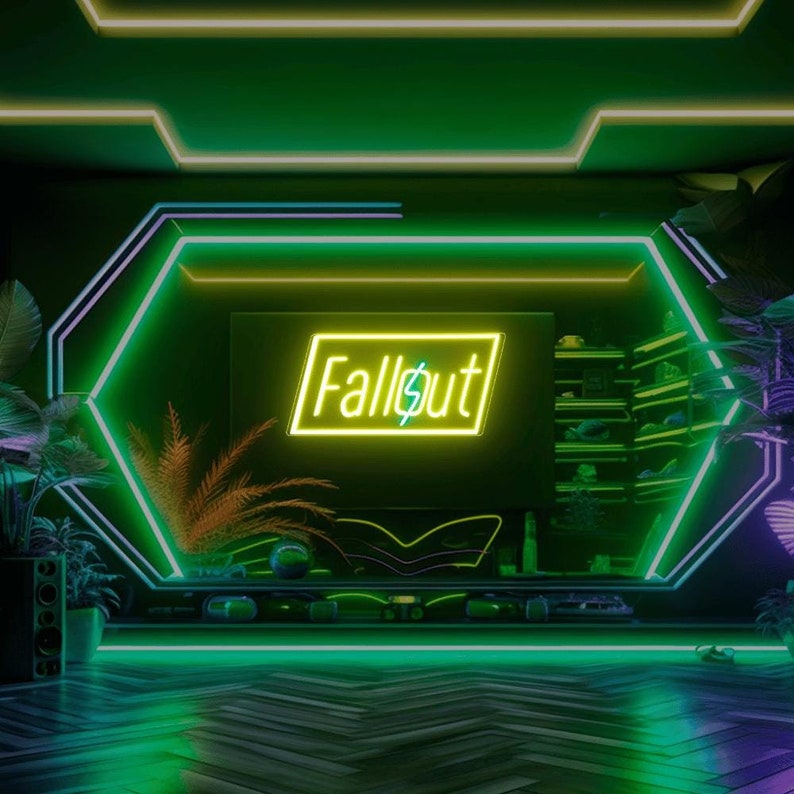 Custom Neon Sign | Fallout Neon Sign | Fallout Led Sign | Neon Light ...