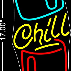 Chill Pill Neon Sign | Capsule Neon Sign | Chill Led Sign | Neon Wall ...