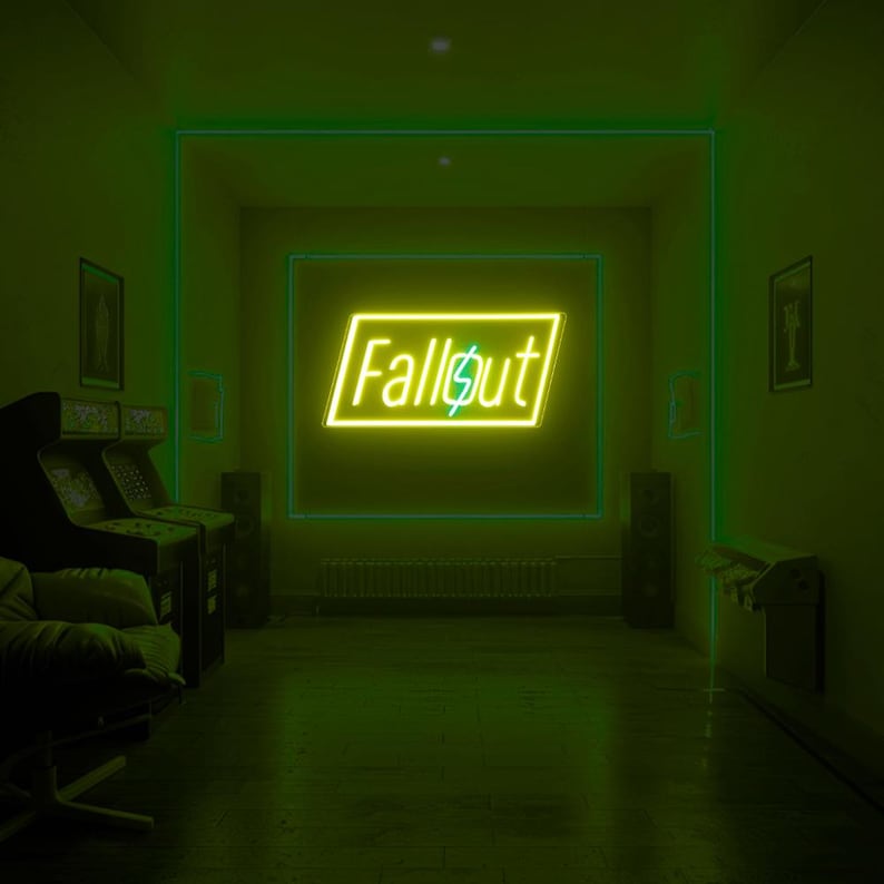 Custom Neon Sign | Fallout Neon Sign | Fallout Led Sign | Neon Light ...