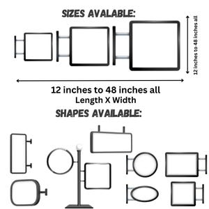 Store Front Business Light Box Signage, Custom Business Logo Sign ...