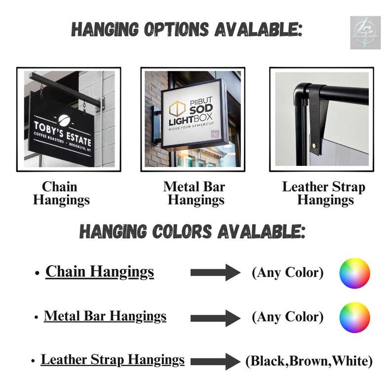 Custom Light Box Sign, Customized Signage for Salon & Coffee Shop ...