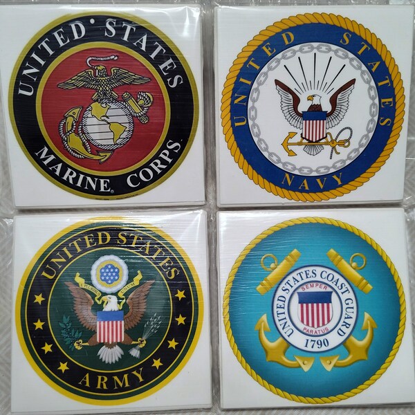 Military Coasters - Etsy