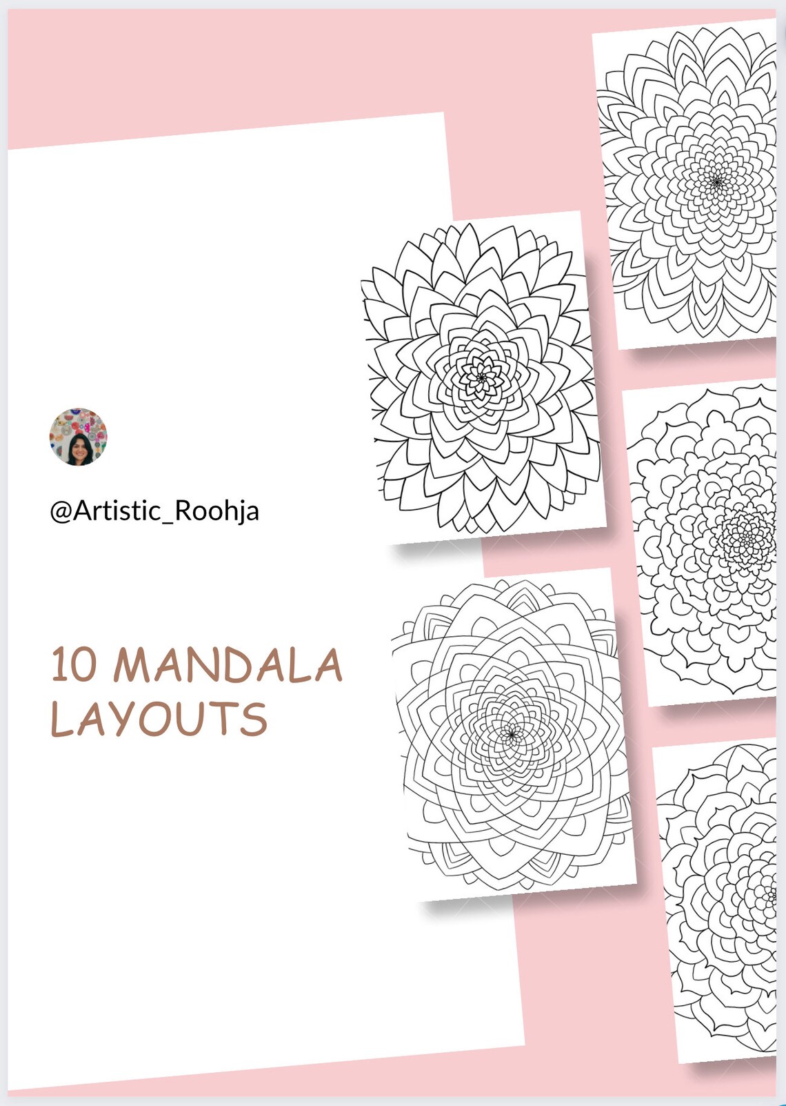 Mandala Layouts, Coloring Sheet, Mandala Outline, Mandala Practice ...