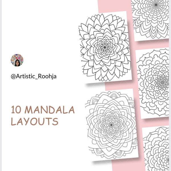 Mandala Practice Sheet - Etsy