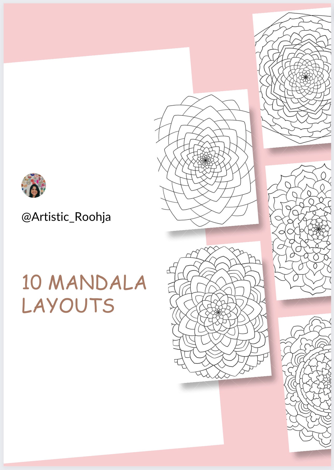 Mandala Layouts, Coloring Sheet, Mandala Outline, Mandala Practice ...