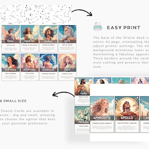 Printable Oracle Deck | GREEK MYTHOLOGY ORACLE | Printable Oracle Cards ...