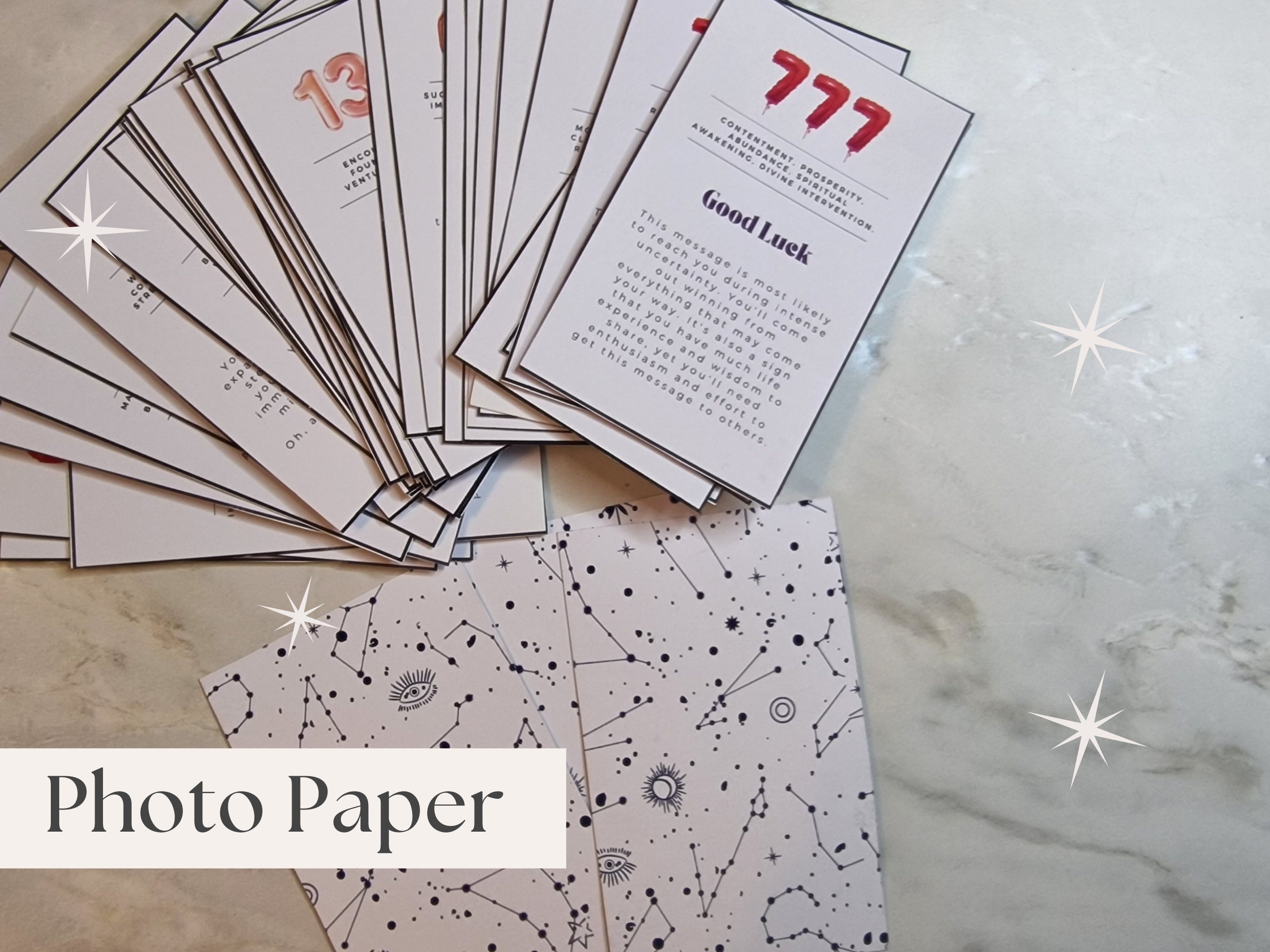 Angel Numbers Oracle Cards Oracle Cards for Print Printable - Etsy