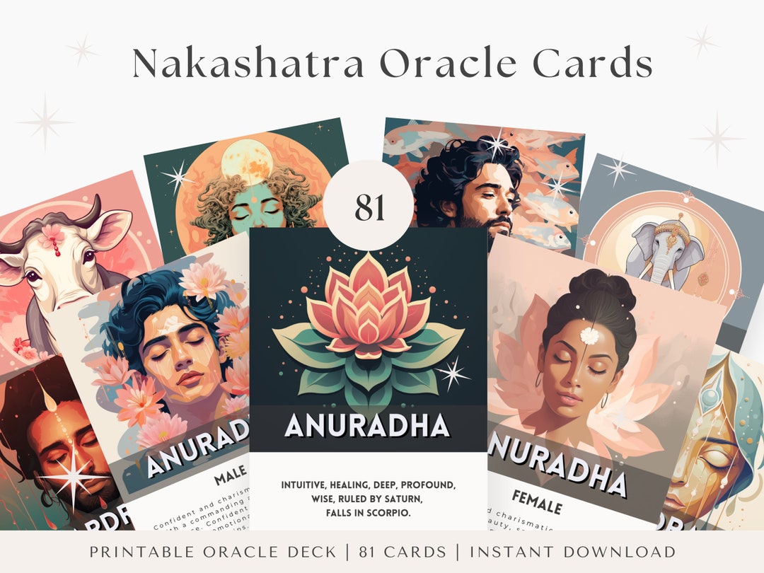 Astrology Oracle Cards, Printable Oracle Deck, Astrology Cards ...