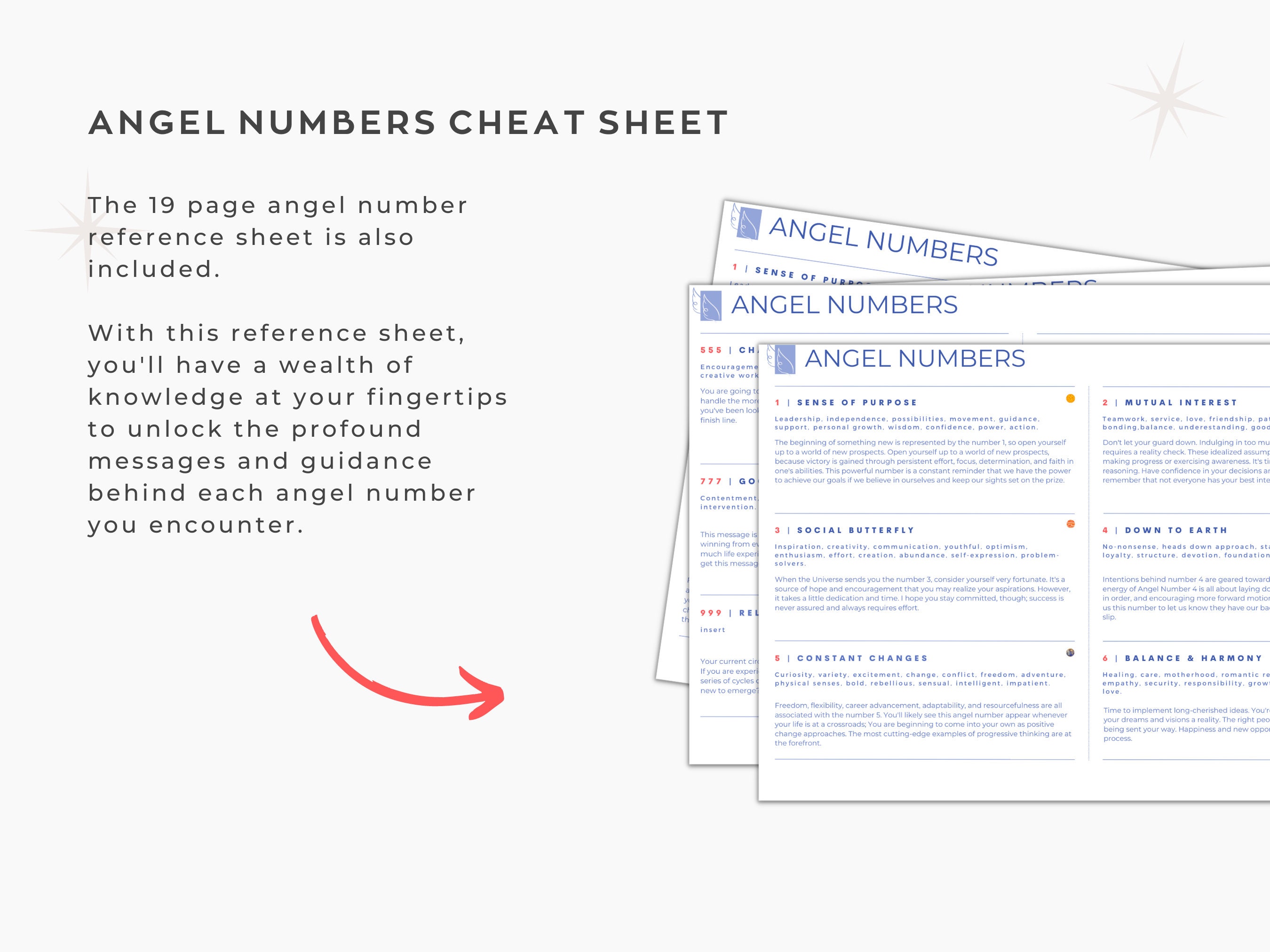 Angel Numbers Oracle Cards Angel Number Affirmation Cards - Etsy