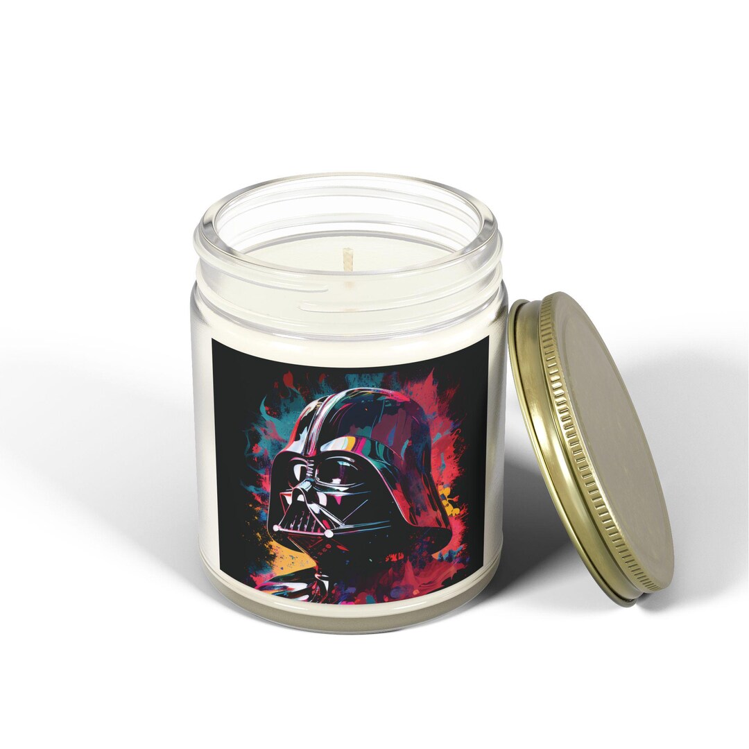 Darth Vader Scented Candle | Star Wars Home Decor | Coconut Apricot Wax ...
