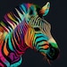 Zebra Pop Art Digital Print : Bring the Safari Home - Etsy