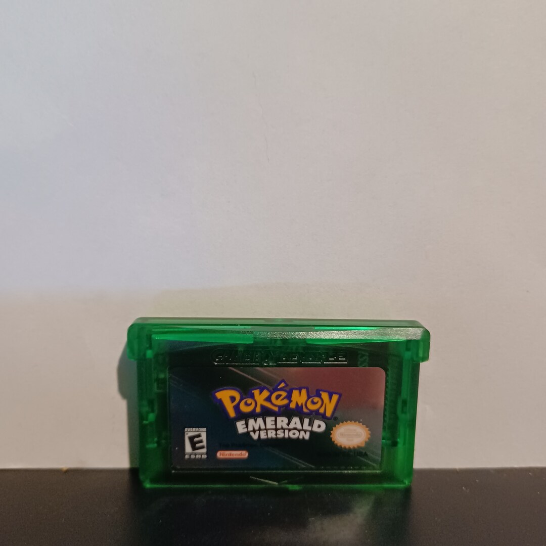 Pokemon Emerald Reproduction Cart in Case Saves NEW - Etsy