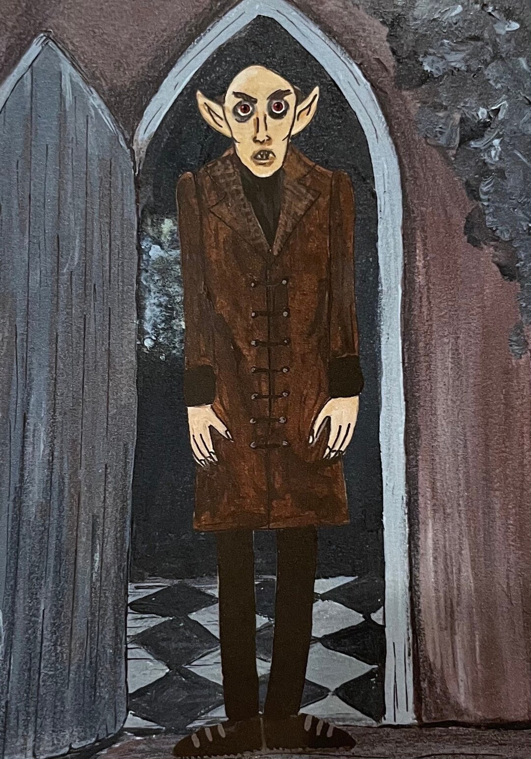 Nosferatu / Dracula Greeting Card - Etsy