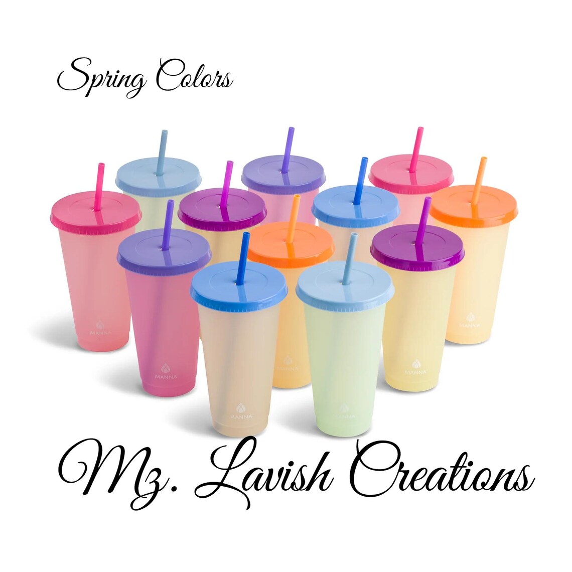 Personalized Color Changing Cold Cup | Customized Manna Cup With Lid ...