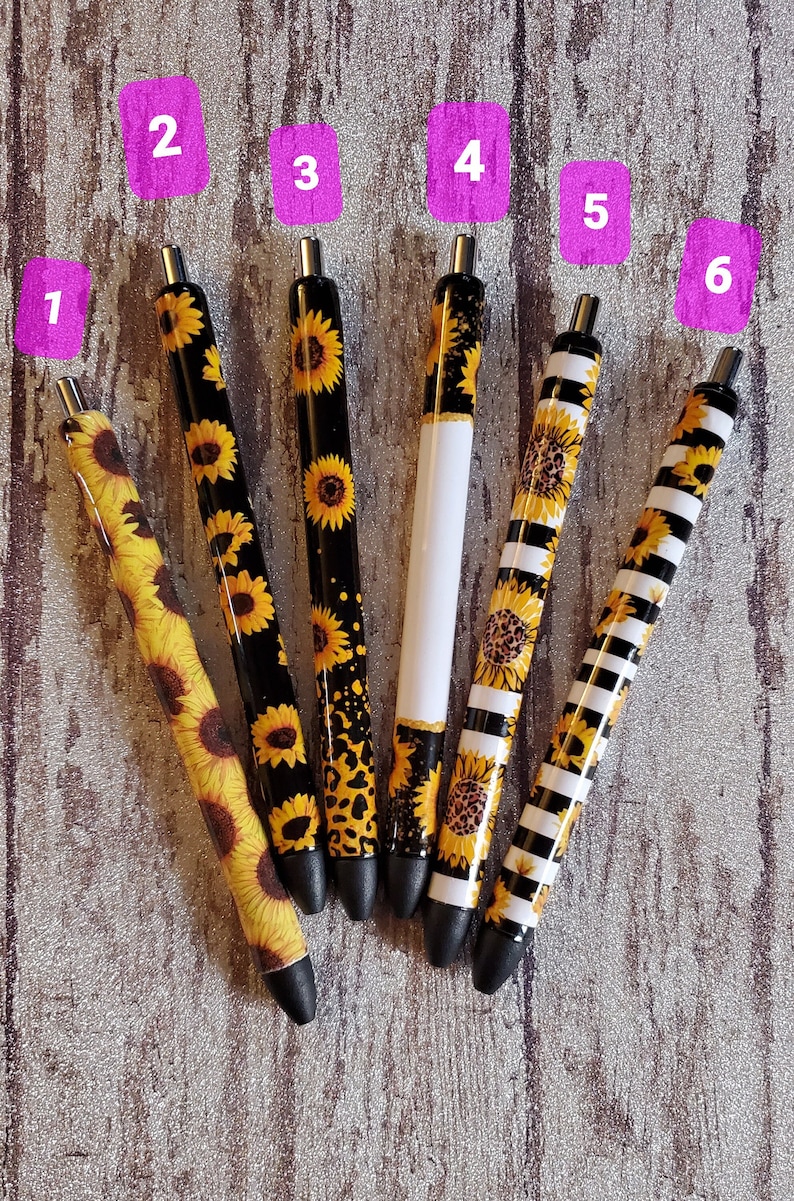 Sunflower Pens - Etsy