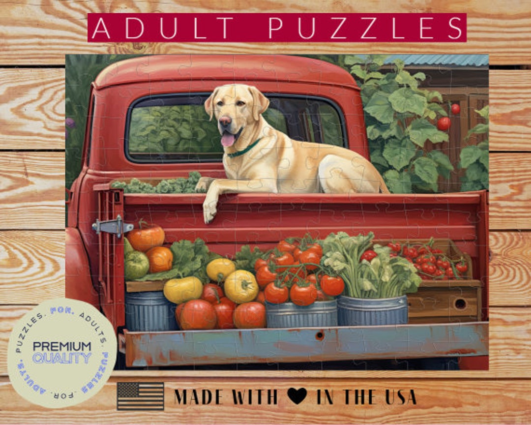 Labrador Retriever Jigsaw Puzzle Animal Puzzles Puzzles for - Etsy