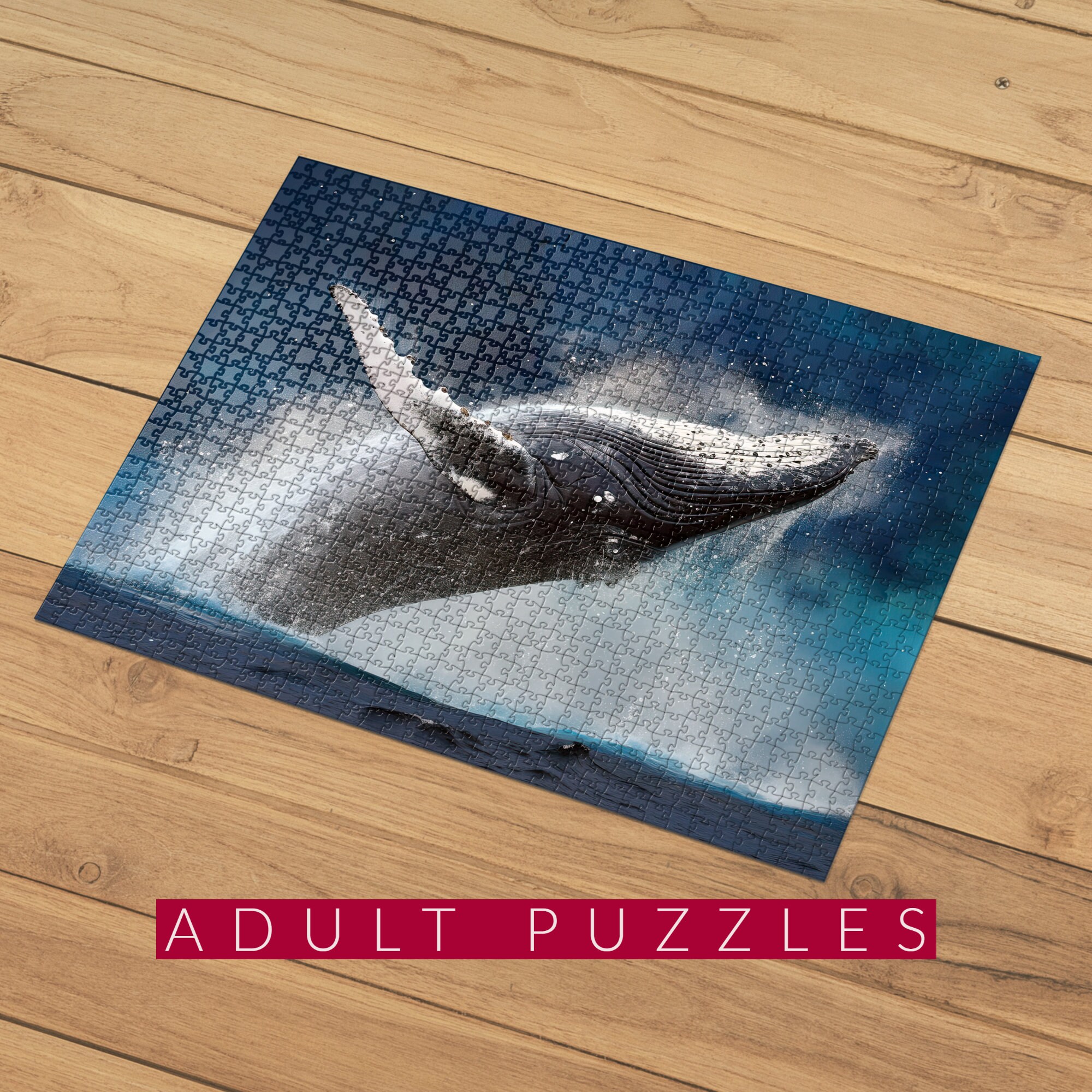 Humpback Whale Puzzle, Blue Whale, Jigsaw Puzzle, Animal Puzzle, Nature ...