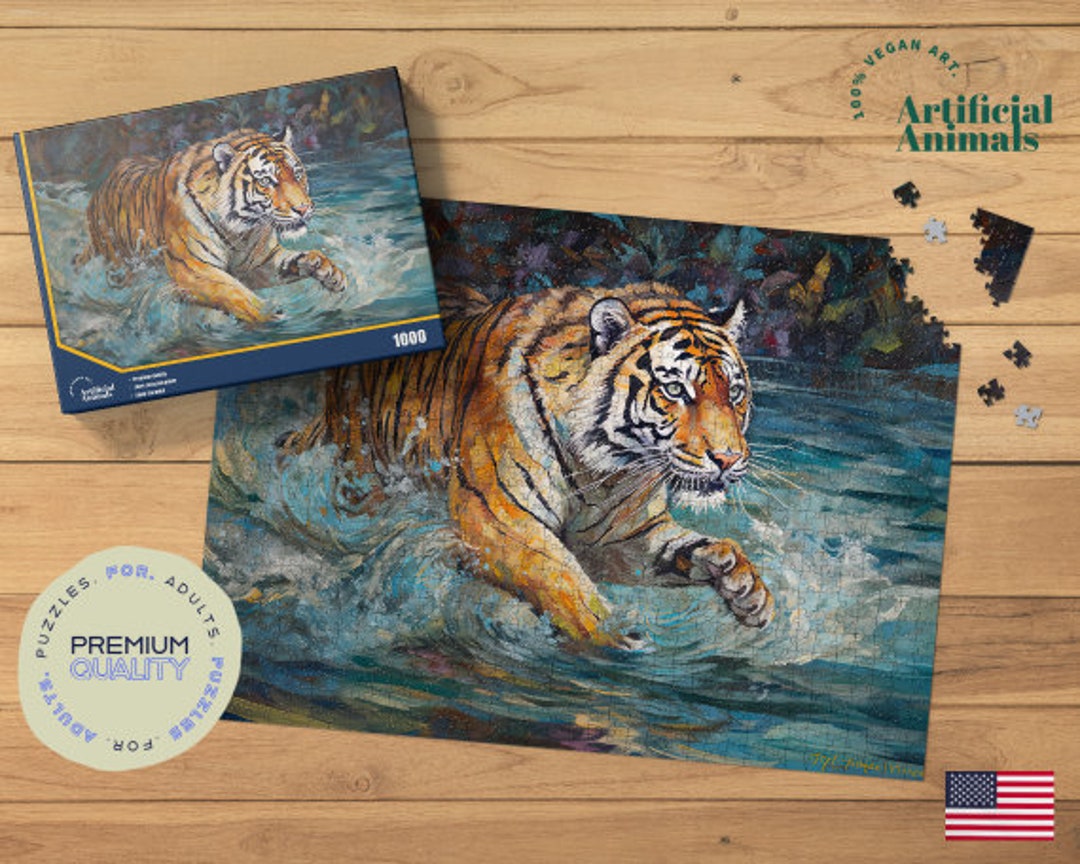 Tiger Puzzle, Cat Puzzle, Puzzle for Adults, Adult Puzzles, Gifts for ...