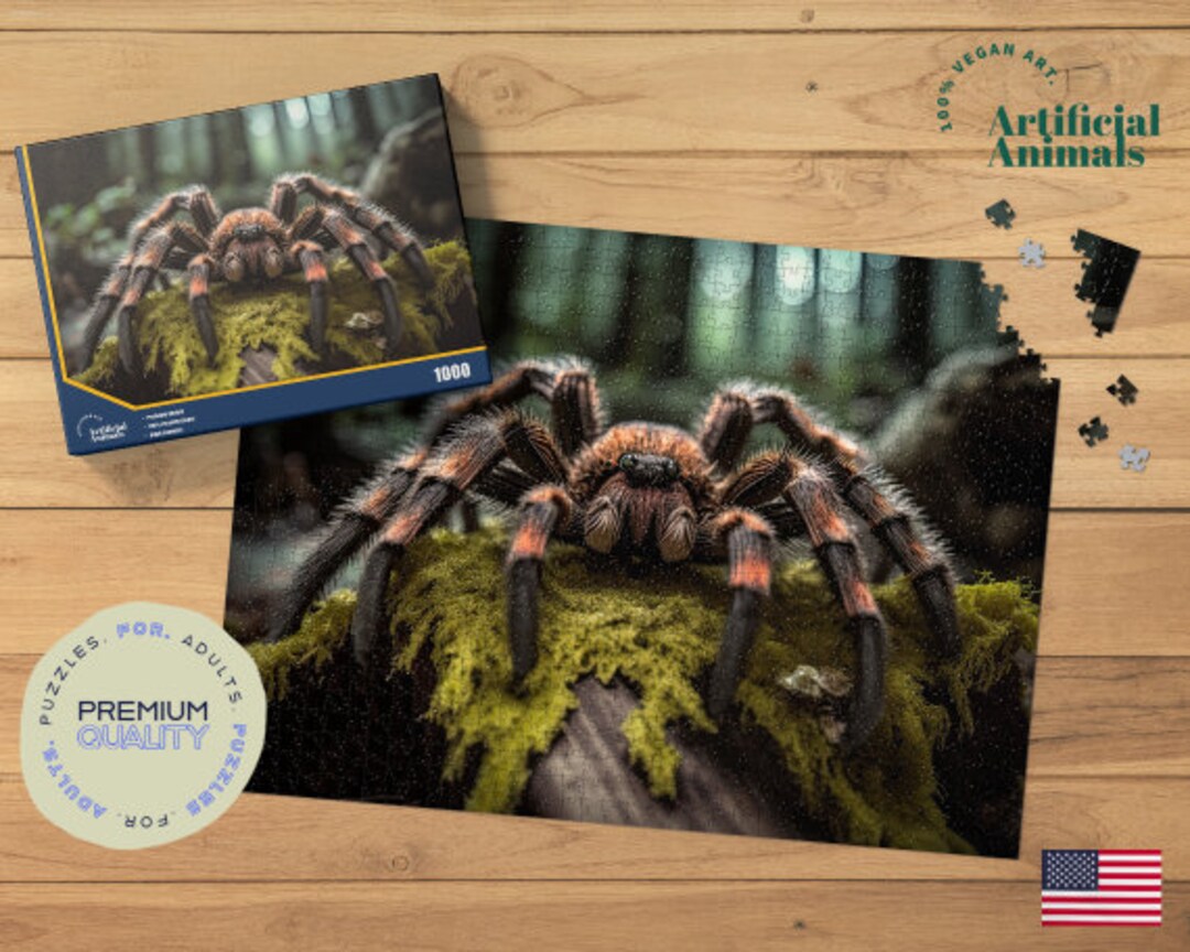 Tarantula Jigsaw Puzzle, Insect Art, Bug Art, Nature Puzzles, Wild Life ...