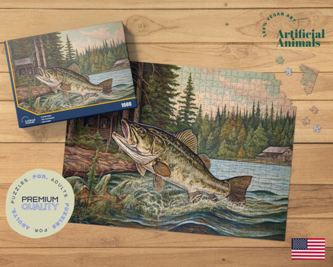Largemouth Bass Puzzle | Jigsaw Puzzle | Gone Fishin' | Perfect Fishing ...
