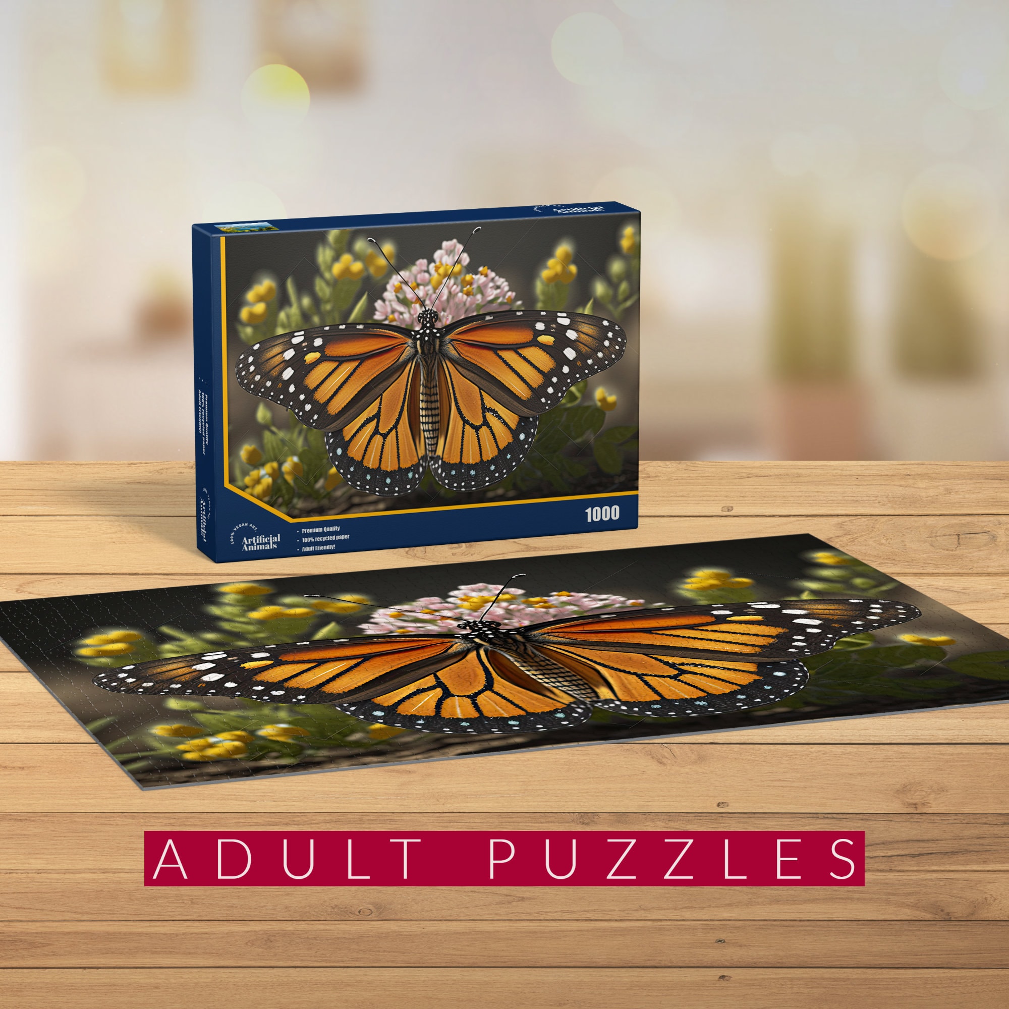 Butterfly Jigsaw Puzzle, Monarch Butterfly, Insect Puzzles, Bug Jigsaw ...