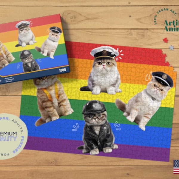 Jigsaw Puzzle Gay - Etsy