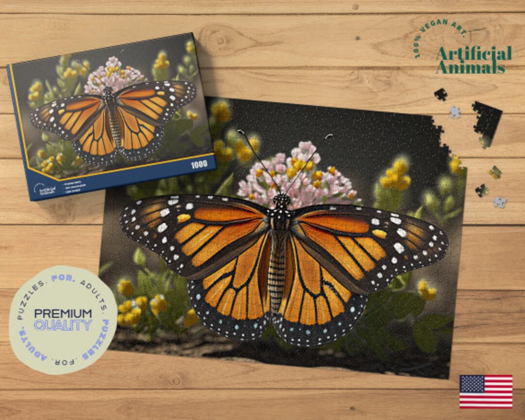Butterfly Jigsaw Puzzle, Monarch Butterfly, Insect Puzzles, Bug Jigsaw ...