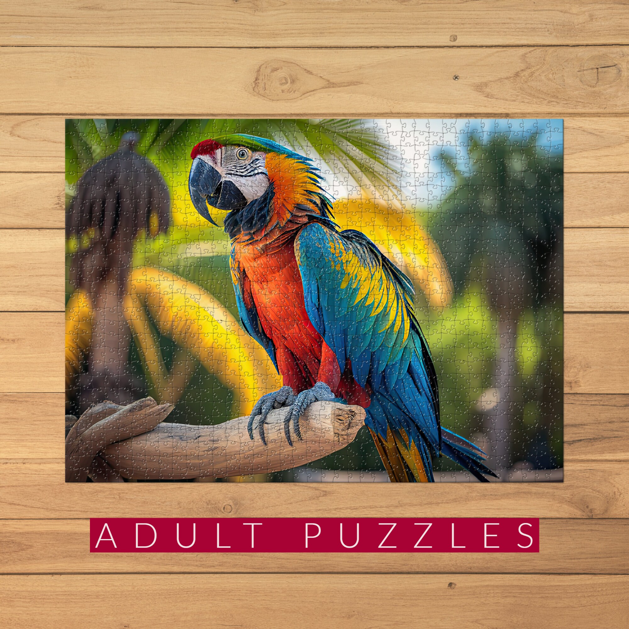 Macaw Jigsaw Puzzle, Parrot Jigsaw, Jigsaw Puzzles With Birds, Presents ...