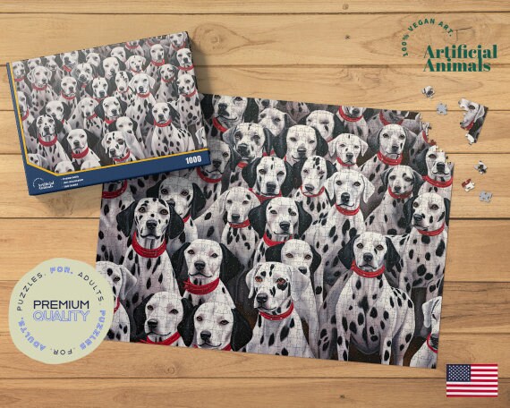 Dalmatian Jigsaw Puzzle, Dog Puzzle, Puzzles for Adults, Adult Puzzles ...