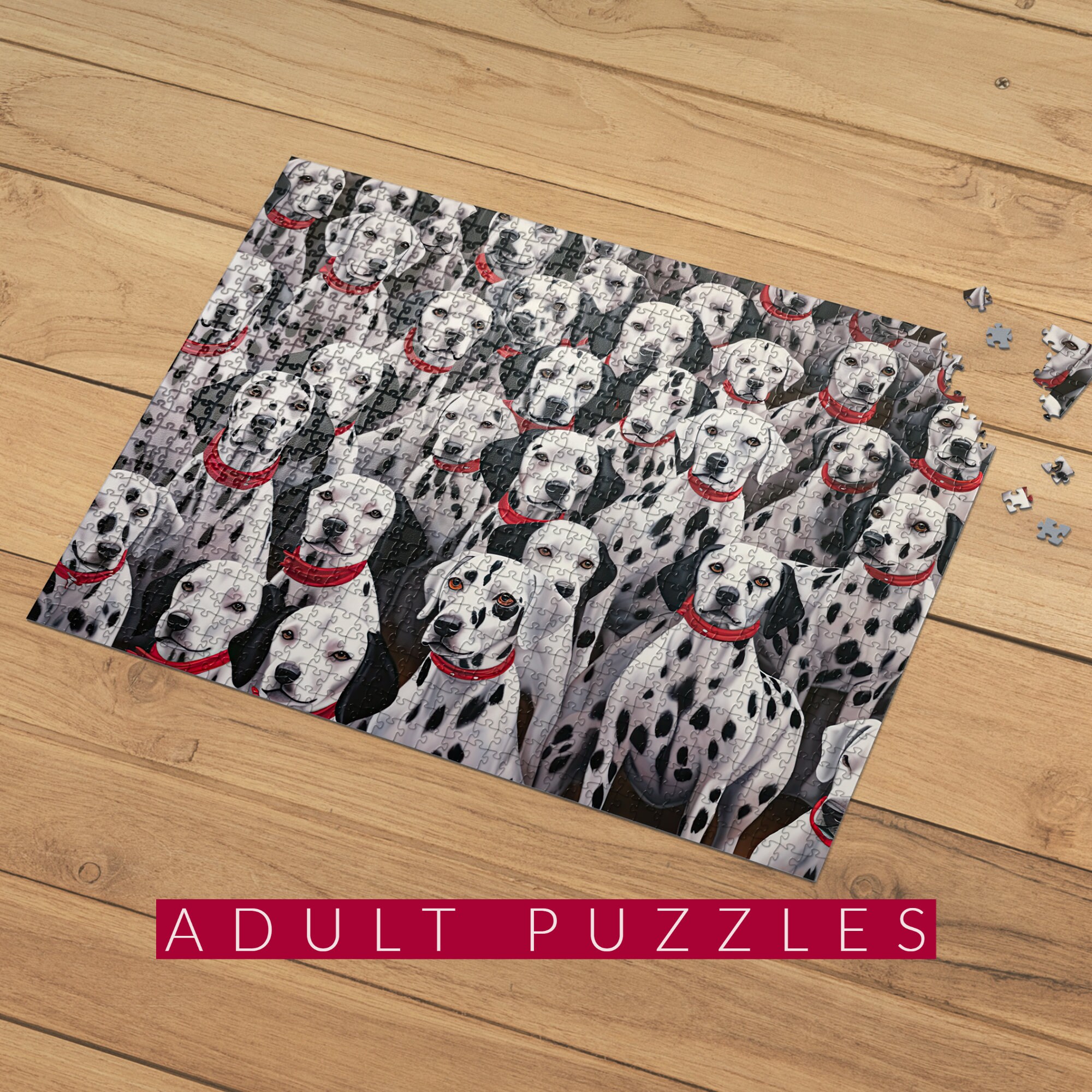 Dalmatian Jigsaw Puzzle, Dog Puzzle, Puzzles for Adults, Adult Puzzles ...