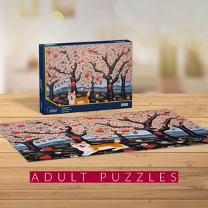 Shiba Inu Jigsaw Puzzle, Shiba Inu Gifts, Shiba Inu Art, Dog Puzzle ...