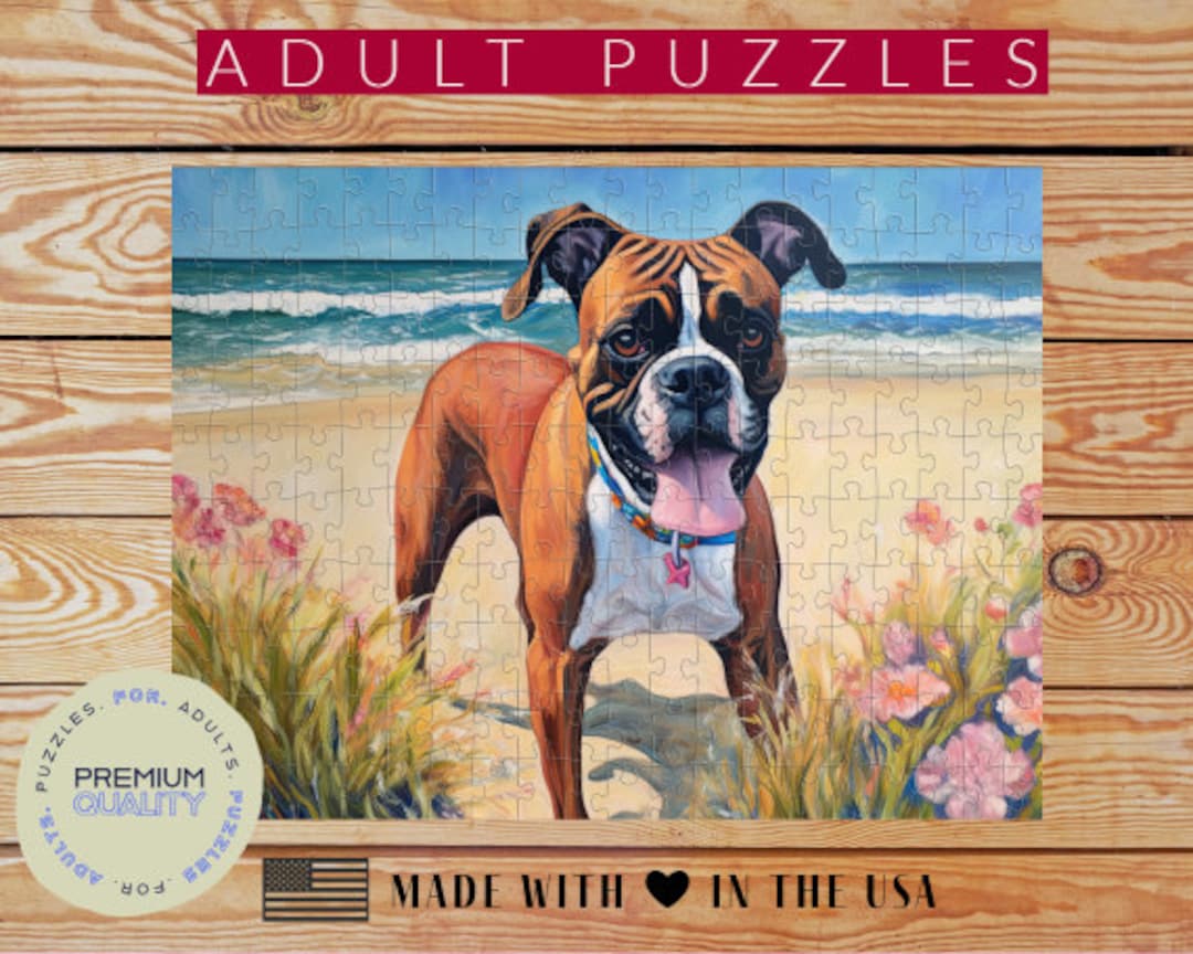 Boxer Jigsaw Puzzle Dog Puzzle Animal Puzzle Puzzle for - Etsy