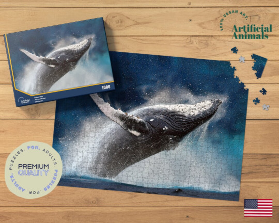 Humpback Whale Puzzle, Blue Whale, Jigsaw Puzzle, Animal Puzzle, Nature ...