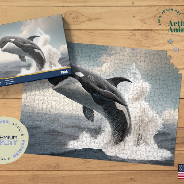 Orca Whale Puzzle - Etsy