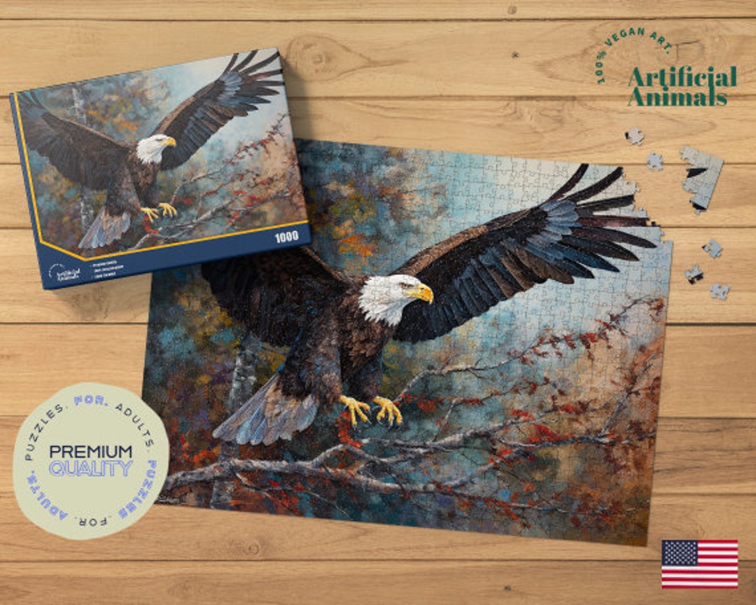 Bald Eagle Puzzle, Wildlife Puzzles, Jigsaw Puzzle 500, Bird Puzzle ...