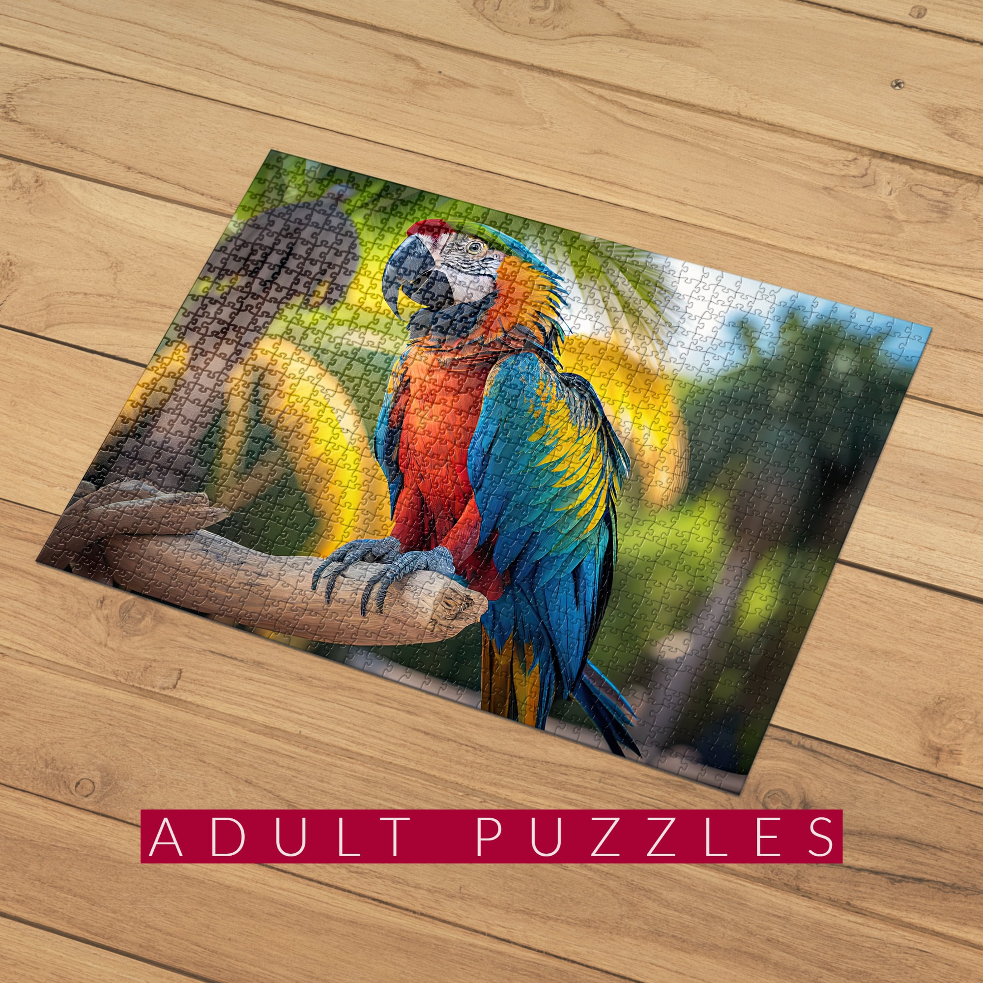 Macaw Jigsaw Puzzle, Parrot Jigsaw, Jigsaw Puzzles With Birds, Presents ...