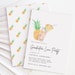EDITABLE Graduation Luau Party Invitation, Watercolor Template for ...