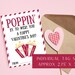 PRINTABLE Popcorn Valentine's Day Card Set, Classroom Valentine's Cards ...