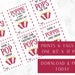 PRINTABLE Popcorn Valentine's Day Card Set, Classroom Valentine's Cards ...