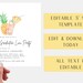 EDITABLE Graduation Luau Party Invitation, Watercolor Template for ...