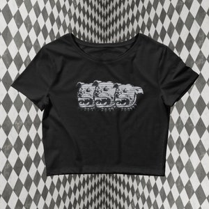Y2k Vintage Dog Print Crop Top, Y2k Baby Tee, Graphic Tee - Etsy