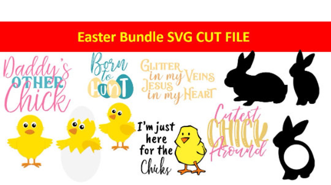 Easter SVG Bundle - Cut Files - Etsy