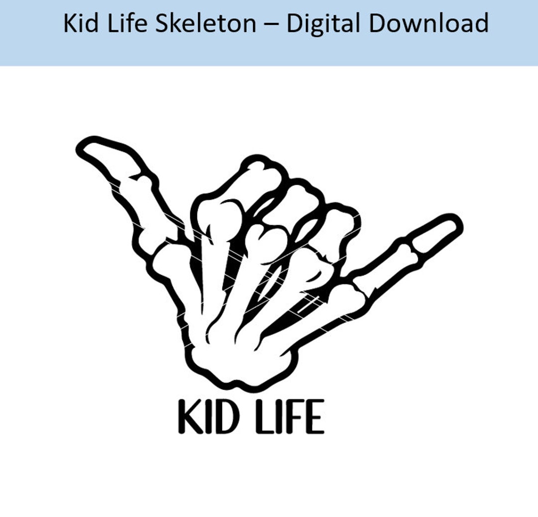KID LIFE SKELETON Digital Download - Etsy
