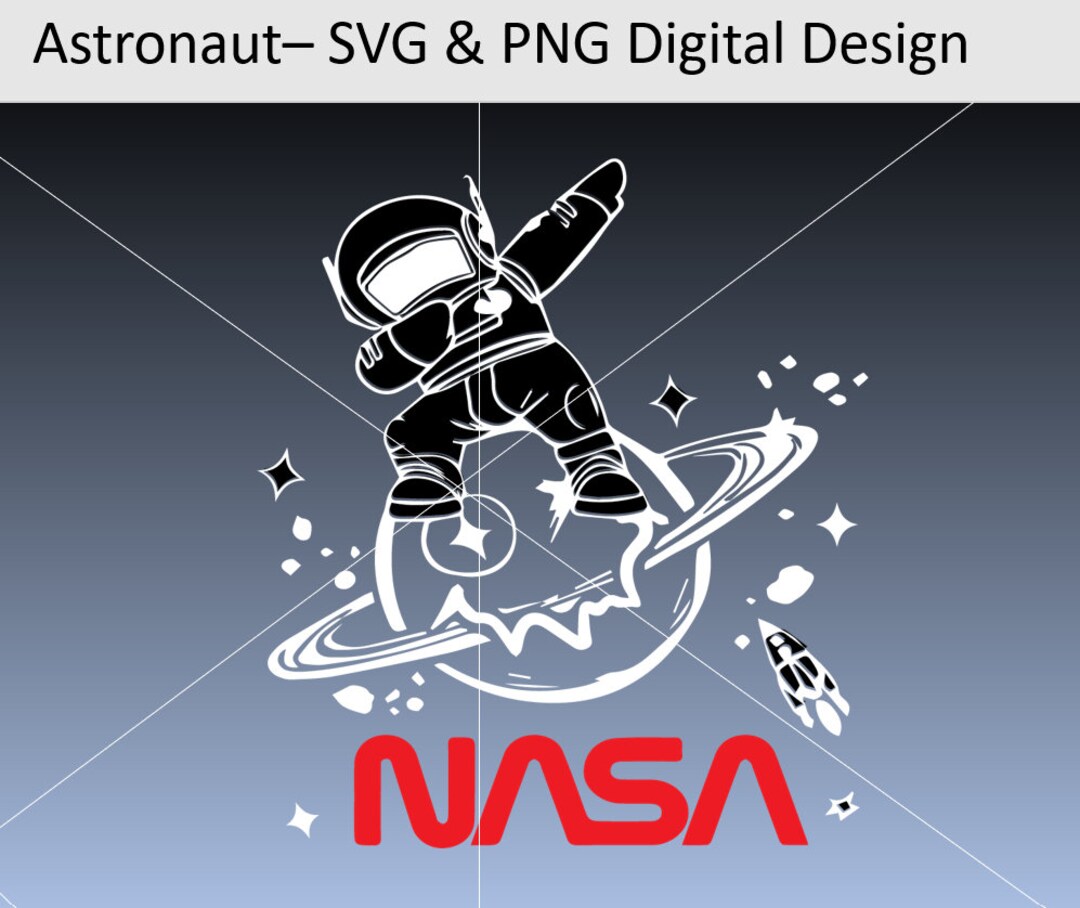Dabbing Astronaut PMG & SVG - Digital Download - Etsy