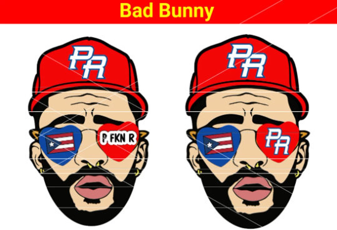 BAD BUNNY Puerto Rico Digital Download - PNG File - Etsy