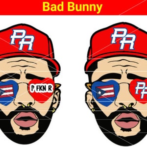 BAD BUNNY Puerto Rico Digital Download - PNG File - Etsy