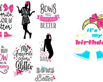 Jojo Siwa Bundle Svg, Png, Jojo Siwa Svg, Png, Files for Cricut ...