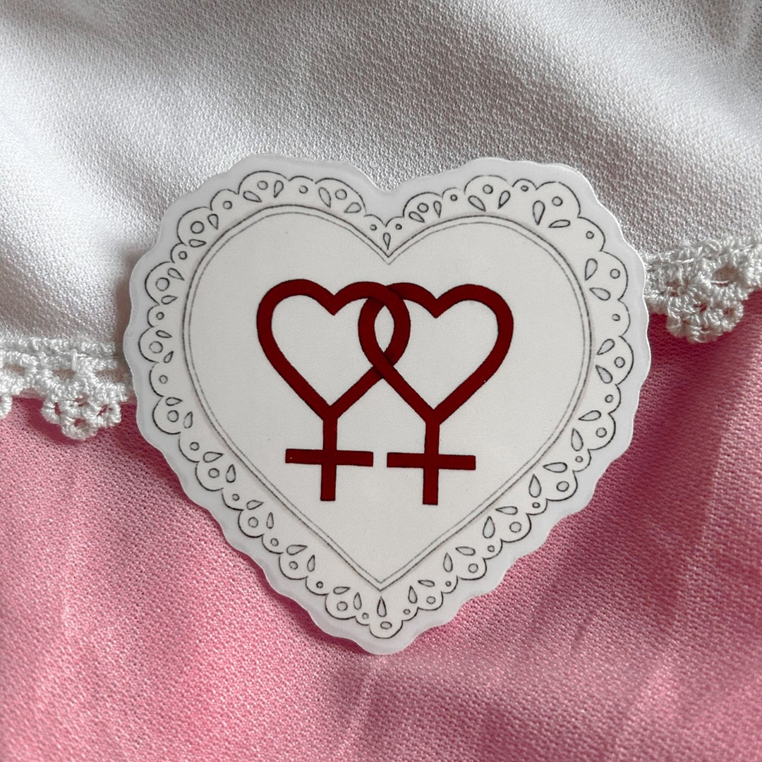 Sweetheart Double Venus Sticker - Etsy