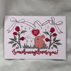 Somebunny Loves You! Valentine Card - Etsy